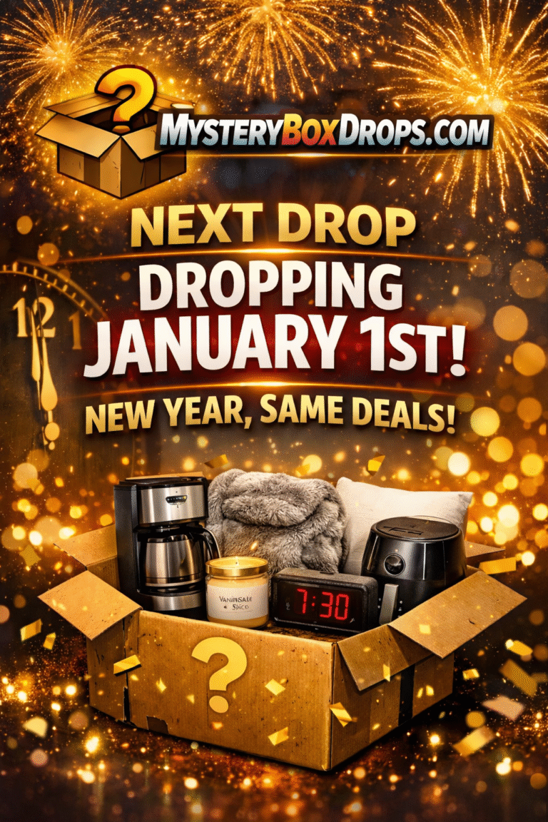 MYSTERY BOX DROPS – Unbox the Unexpected. Win Big Every Month.